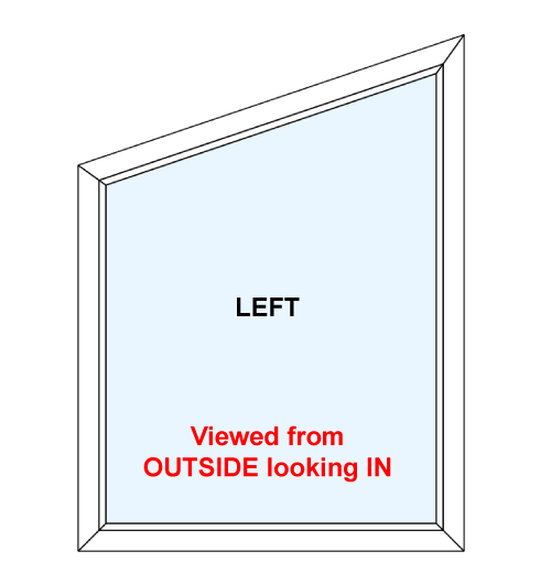 Gable Picture Window Four Sided Left